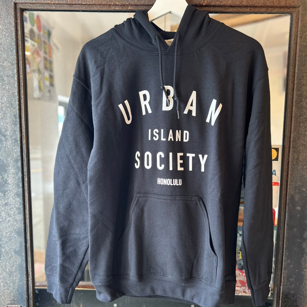 UIS ARCH LOGO HOODIE – URBAN ISLAND SOCIETY