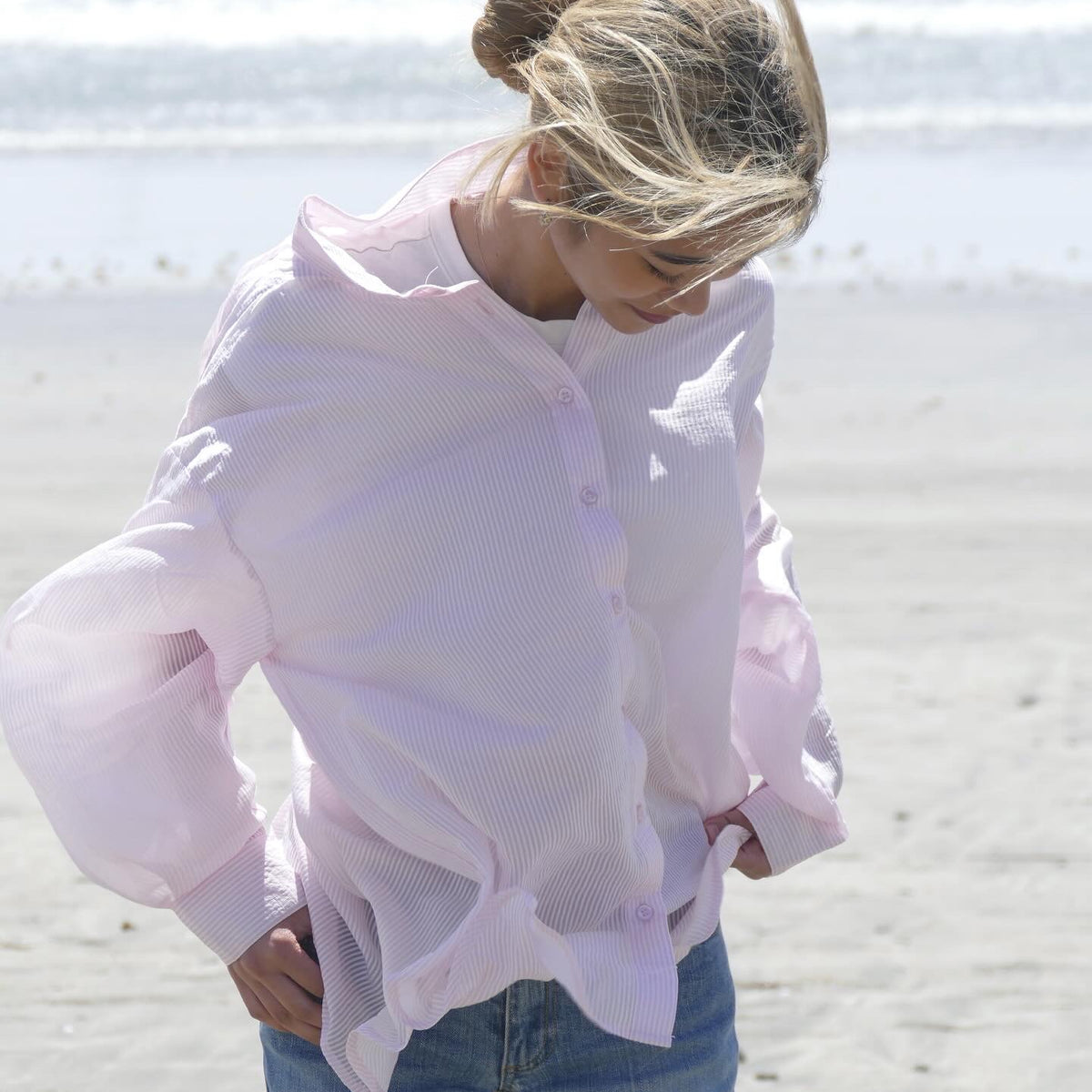 UIS SHEER STRIPE SHIRT – URBAN ISLAND SOCIETY